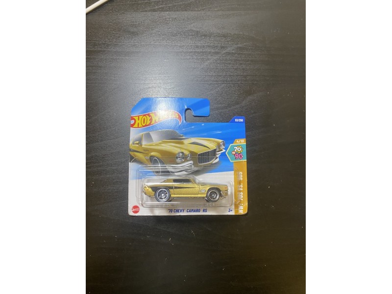 hot wheel 70 chevy camaro RS