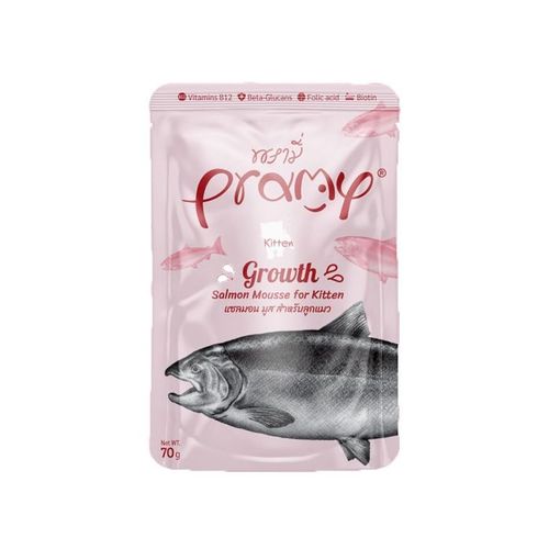 Pramy CAT Kitten GROWTH Losos Mousse 12 x 70 g