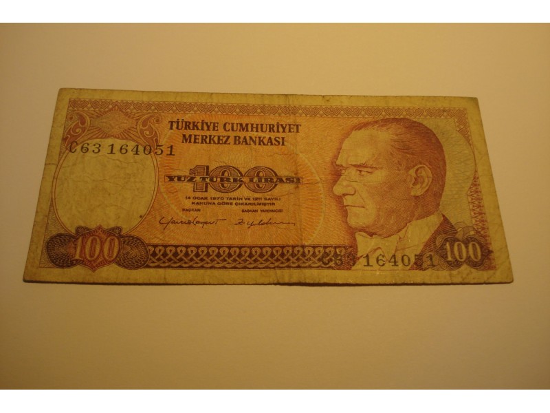 TURSKA - 100 LIRA
