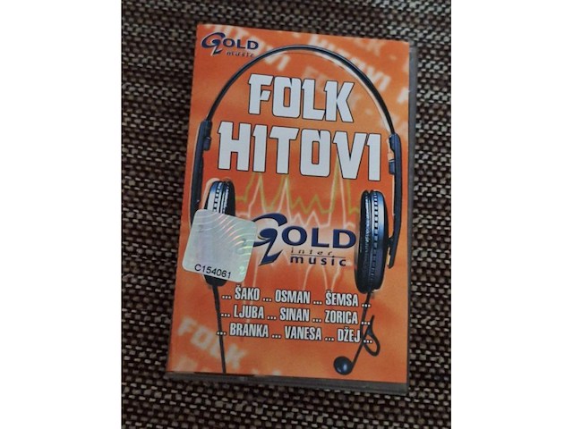 KASETA-FOLK HITOVI GOLD PRODUKCIJE-ORIGINAL