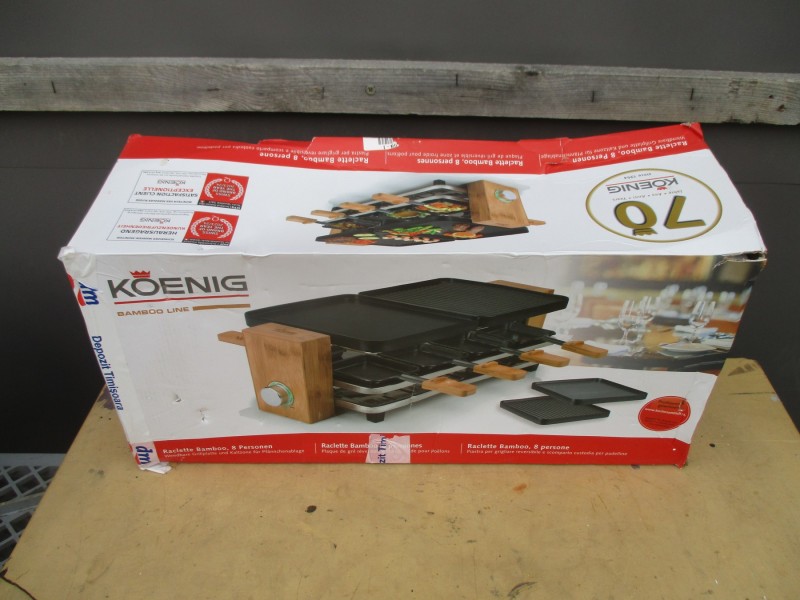 KOENIG Bamboo line -aparat za Raclette