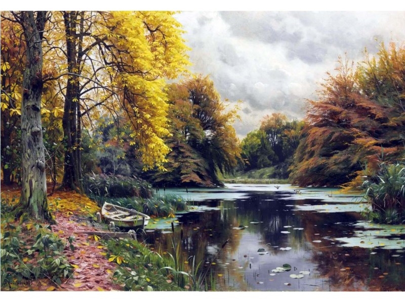 Pejzaž sa reke - Monsted