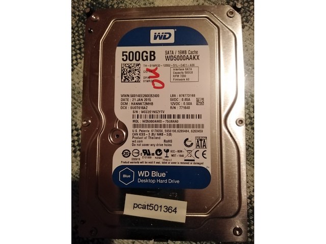 HDD WD Blue 500GB SATA III 6Gb/s