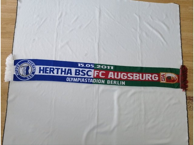 Navijački šal hertha berlin bsc-fc augsburg