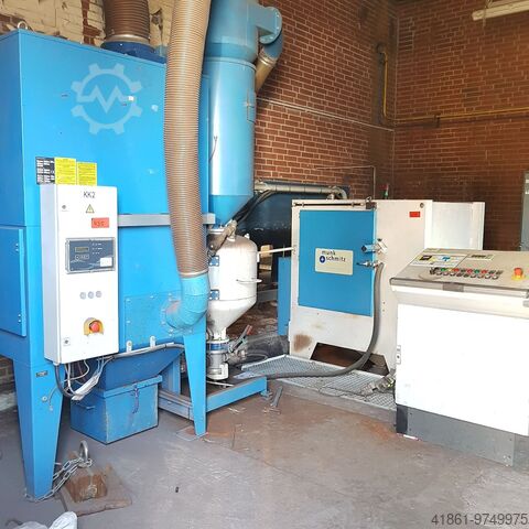 Continuous shot blasting machine - Profilkantenstra
MUNK-SCHMITZ Stab.- + Profilkantenstrahlanlage