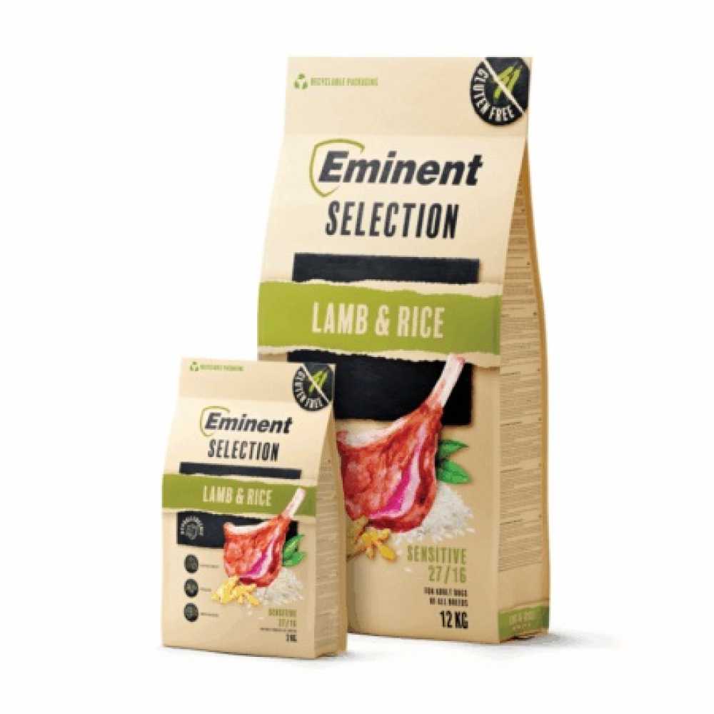 Eminent Selection Sensitive No gluten - All breeds Lamb&rice 12kg