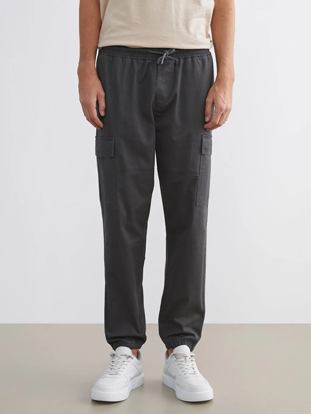 XSIDE Standardni Kroj Muške Keper Cargo Pantalone