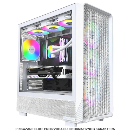 VIP Gaming Fury X5 računar - Ryzen 5 9600X, AIO 360 ARGB, Radeon RX 9070 16GB, DDR5 16GB, 1TB SSD, B850, 750W GOLD, X5, Win11