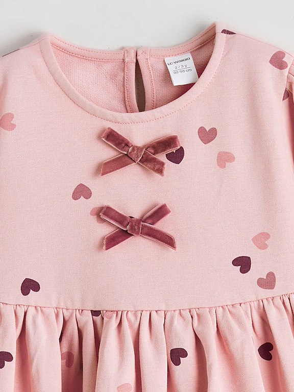LCW Kids Haljina Sa Motivom Srca Za Devojčice