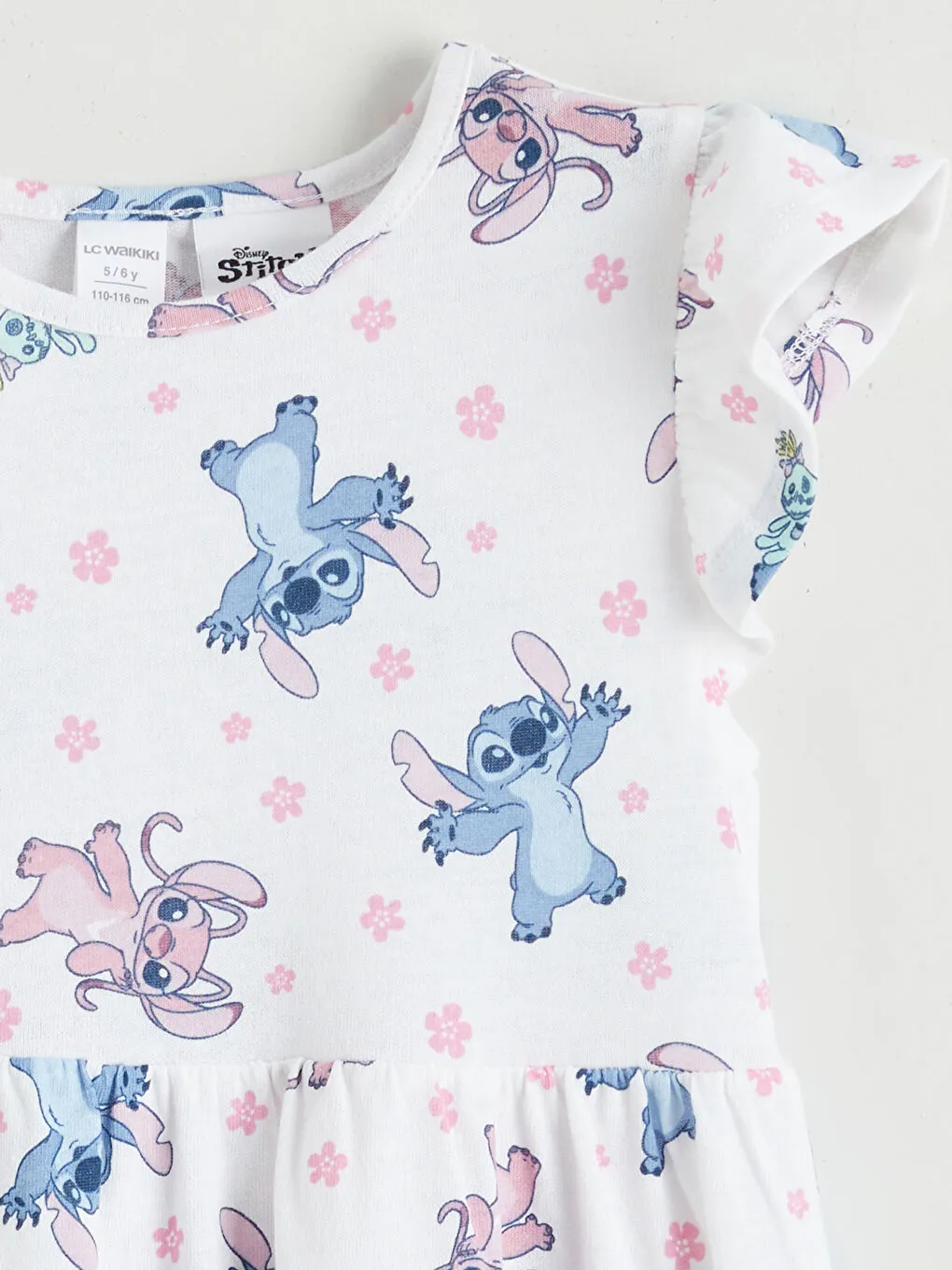 LCW Kids Haljina Za Devojčice Sa Štampom Lilo & Stitch