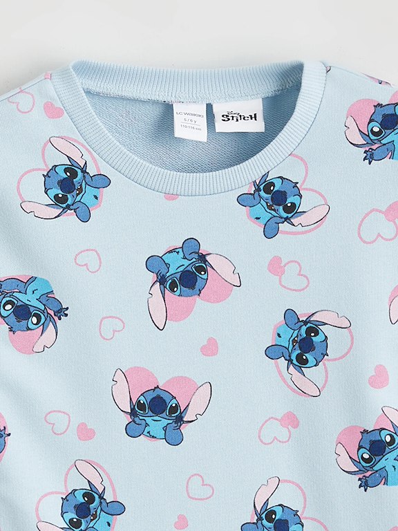 LCW Kids Stitch Licencirana Dečji Haljina Sa Volanima
