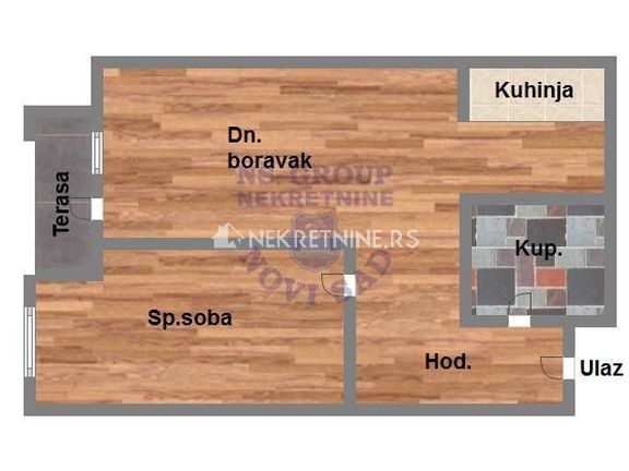 Izgradnja sa rokom Septembar 2026-e 45m2