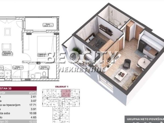 Novi Sad, Liman 4, , 2.0, 42m2, 100872EUR