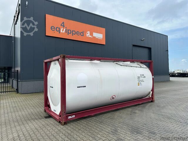 Tank kontejner
CIMC tankcontainers 20FT ISO / 25.030L / L4BN / 22K2 / T11 / steam...