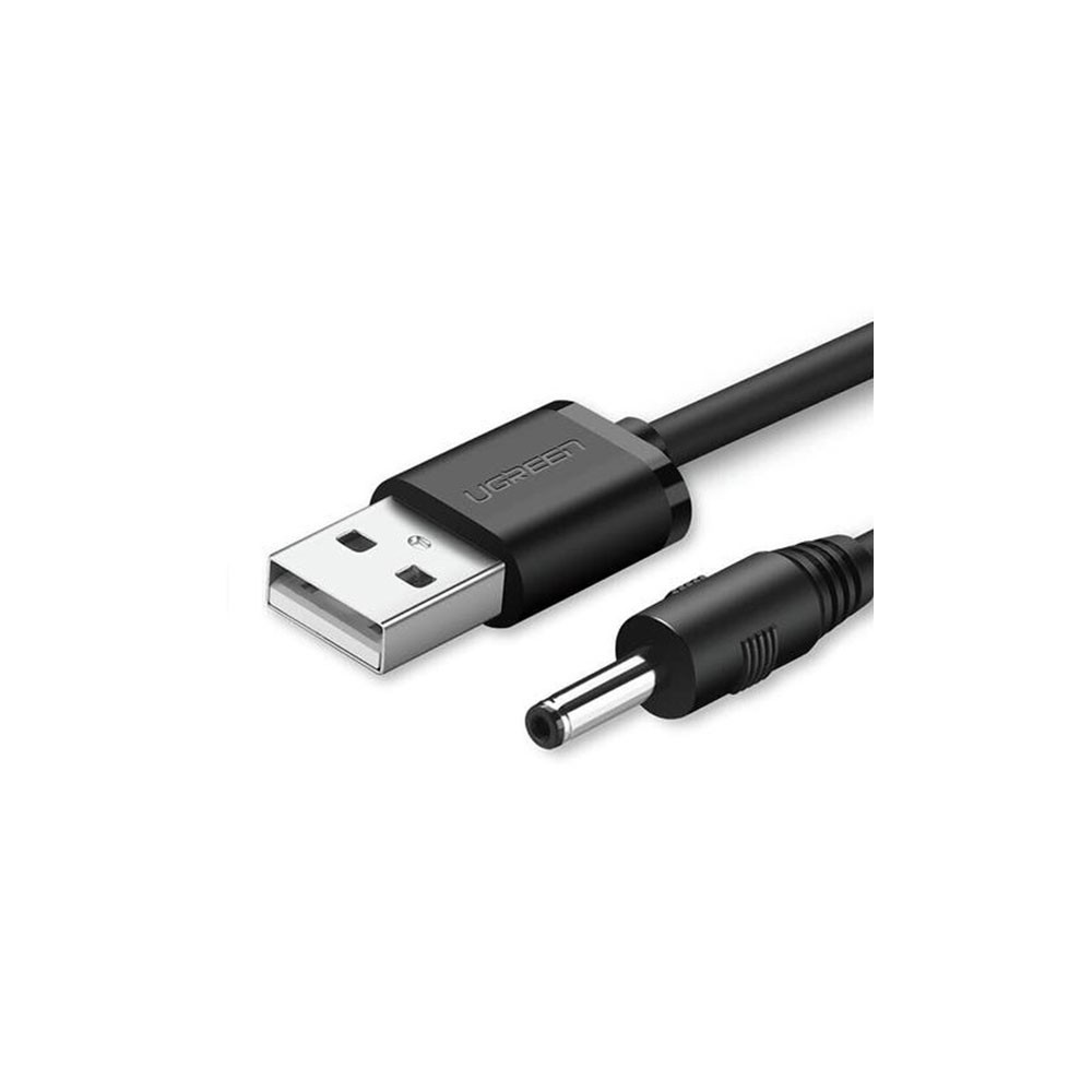 Kabel USB AM to DC 1.35 X3.5mm napojni 1m