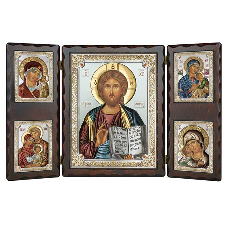 Triptih Gospod Isus Hristos (30x46) cm