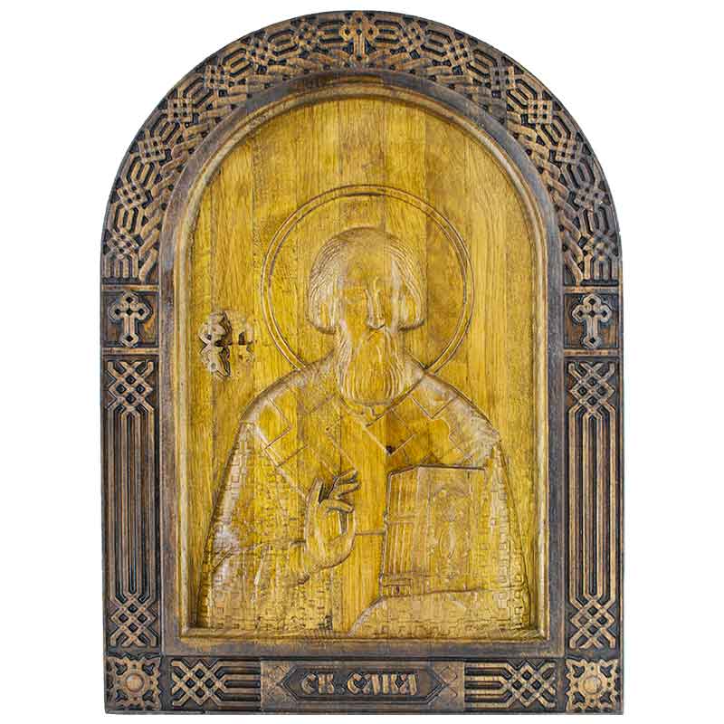 Sveti Sava - duborez - (41,5x30,5) cm