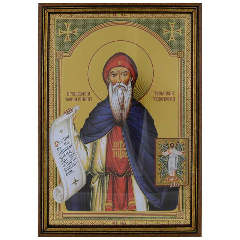 Prepodobni Zosim Tumanski (33,5x23,5) cm
