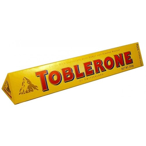 Toblerone mlečna čokolada 100g