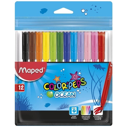 Flomasteri 12kom Maped Ocean ColorPeps M845720