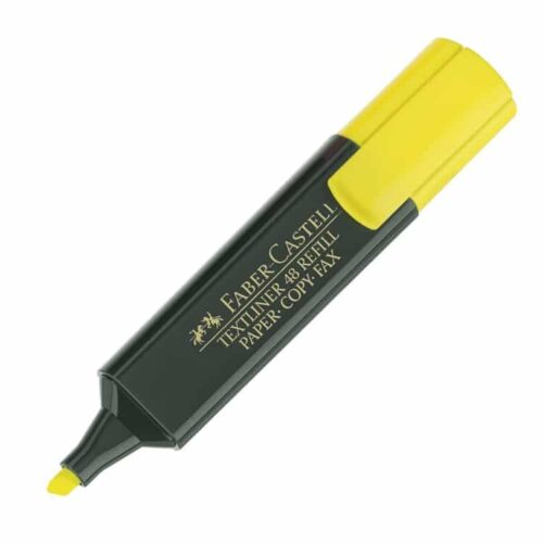 Textliner 48 žuti Faber-Castell flomaster signir 154807