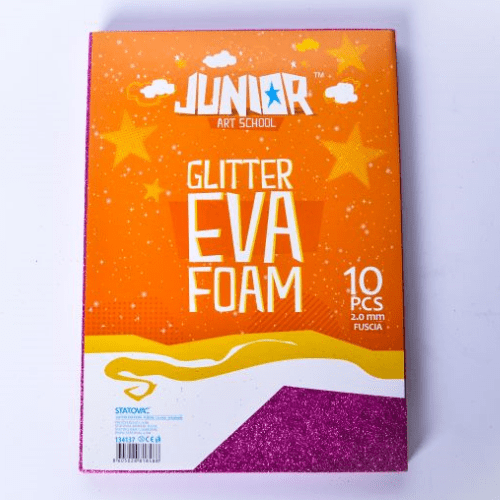 Eva pena A4 sa šljokicama glitter roze 1/10 Jolly Glitter Foam 134137