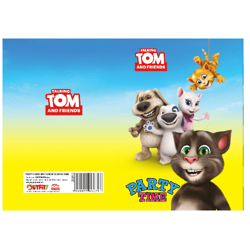 Rođendanske pozivnice Talking Tom