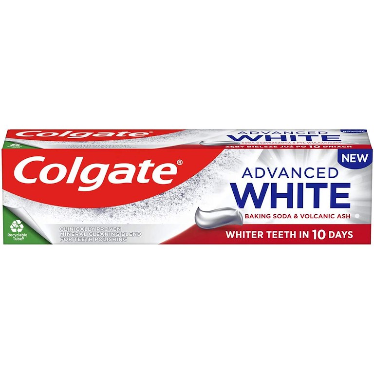 Colgate zp advanced white baking soda&ash 75ml colgate