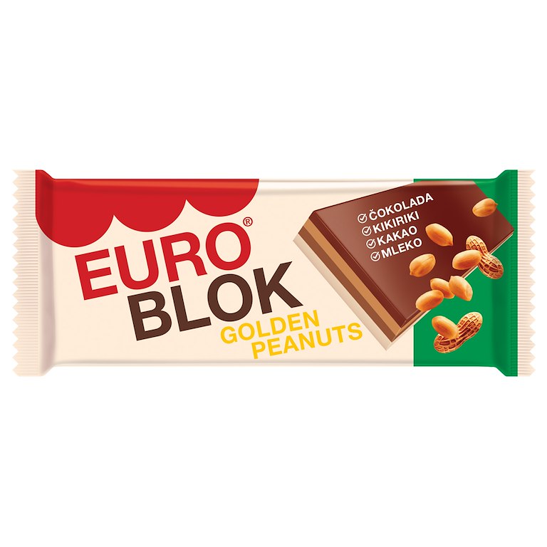 EURO BLOK GOLDEN PEANUTS 100G