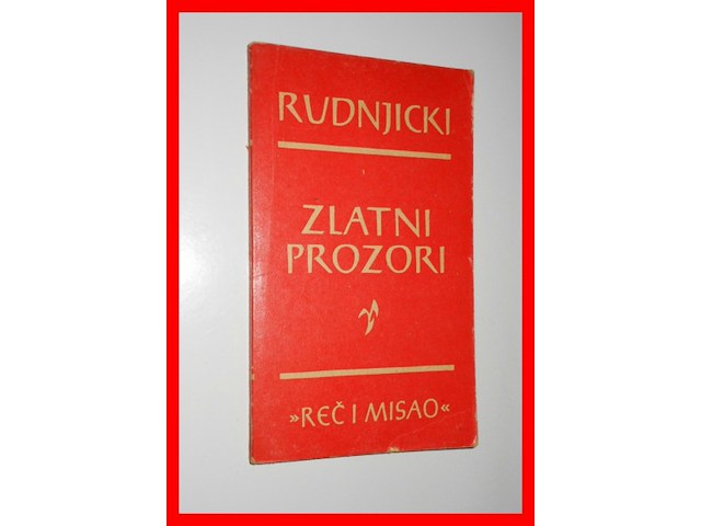 Zlatni prozori - Adolf Rudnjicki