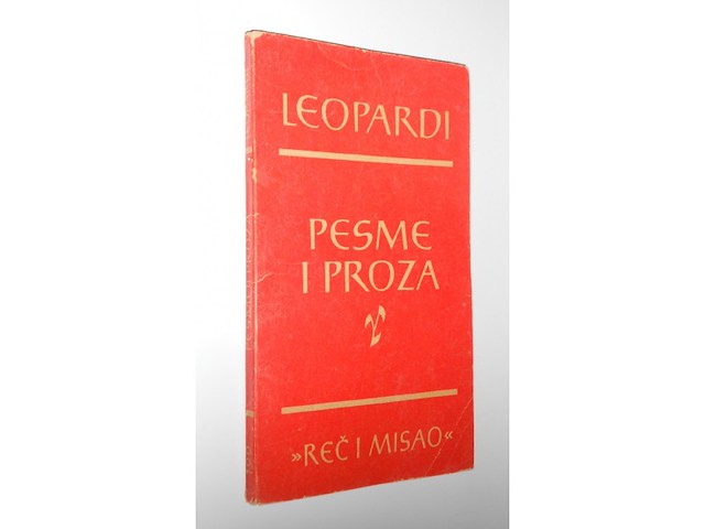 Pesme i proza - Đ. Leopardi