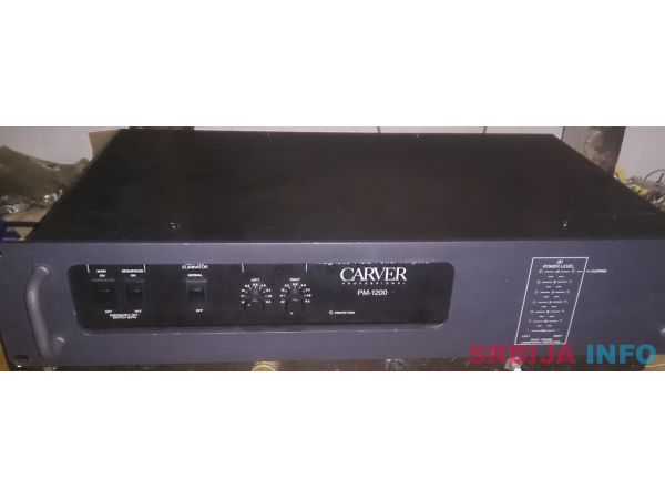Carver PM 1200, Quad 405 zastita, Quad34 MC B&O S30 Axicom