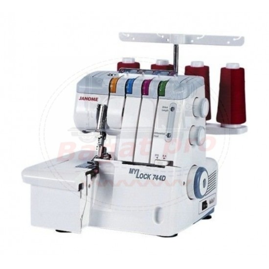 "Janome" 744D overlok masina