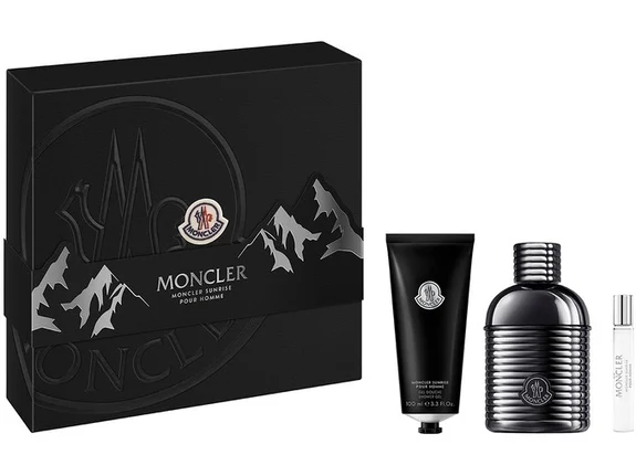 Moncler Sunrise Pour Homme Luxury Gift Set (EDP 100ml + SG 100ml + Sh 100ml)