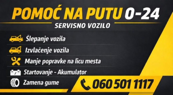 Šlep služba - Sremska Mitrovica - Pomoć na putu