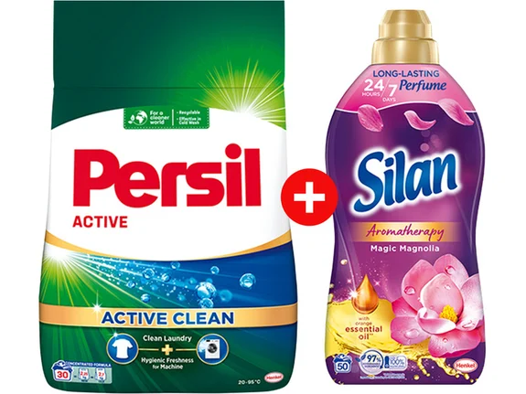Persil Praškasti deterdžent 2,25kg i Silan Omekšivač Magnolia 1.1L