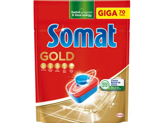 Somat Tablete za mašinsko pranje posuđa Gold 70kom