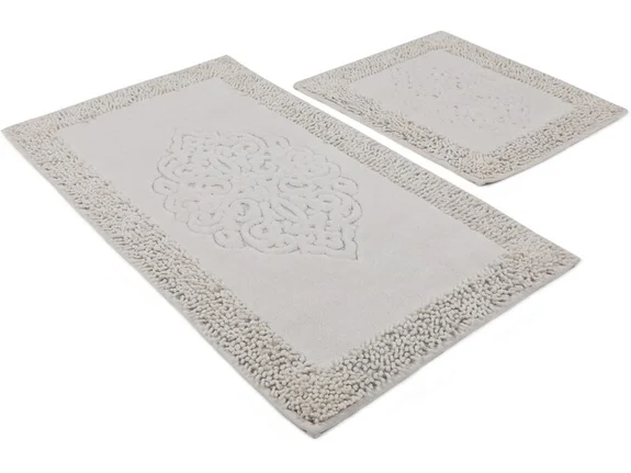 Lessentiel Maison Prostirka za kupatilo set 2 komada Piante