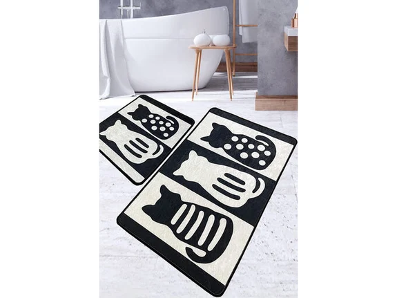 Lessentiel Maison Prostirka za kupatilo set 2 komada Meo