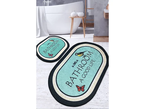 Lessentiel Maison Prostirka za kupatilo set 2 komada Molla