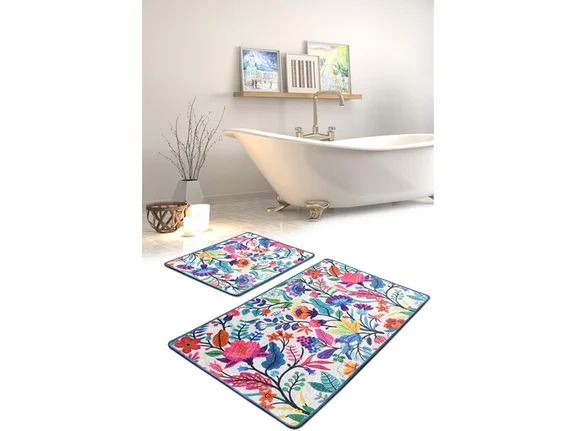 Lessentiel Maison Prostirka za kupatilo set 2 komada Pictura