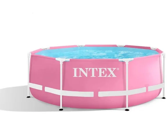 Intex Bazen Pink Metal Frame 2.44mx76cm 28290NP