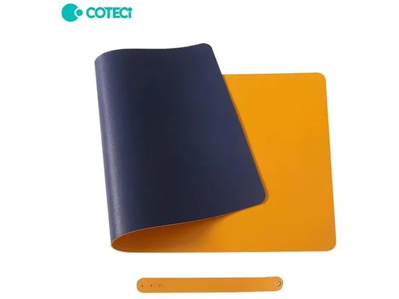 Podloga za miš Coteci L (40 x 80 cm) teget žuta