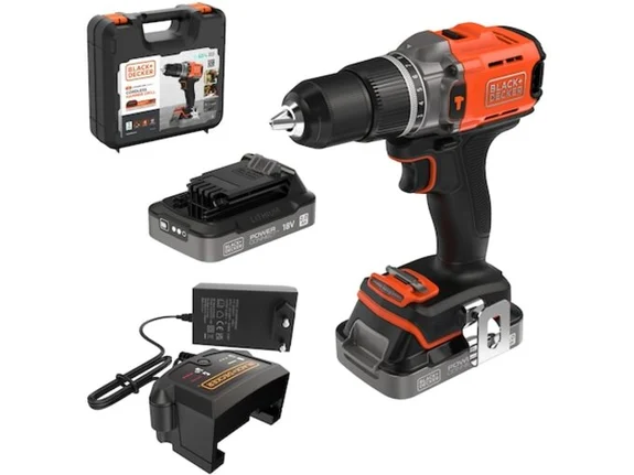Black&Decker Aku ubodna bušilica BCD383D2XK