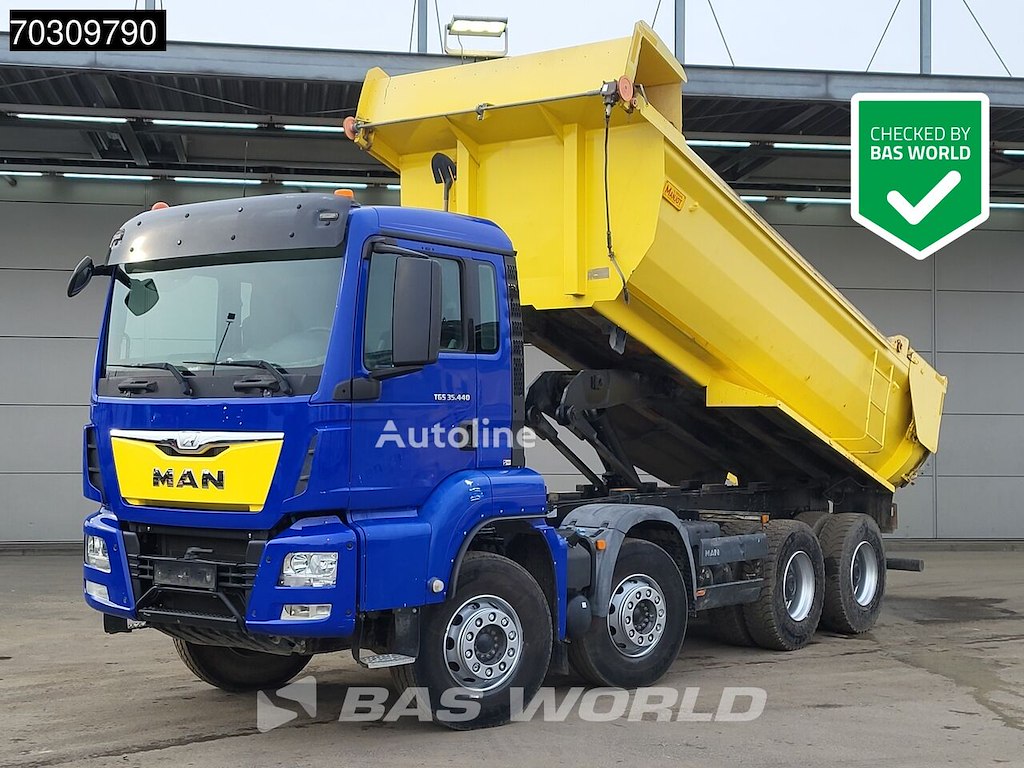 MAN TGS 35.440 8X4 14m3 tipper Steelsuspension Big-Axle Retarder Aut kiper