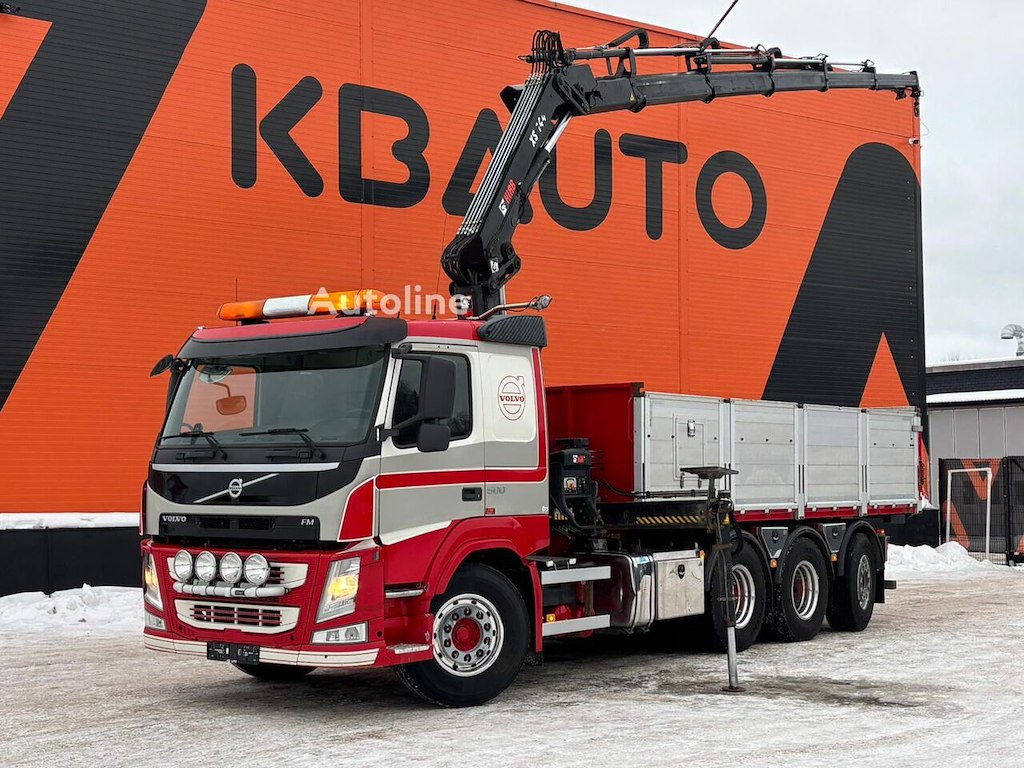 Volvo FM 500 8x4*4 HIAB 144E-5 / BOX L=5992 mm kiper