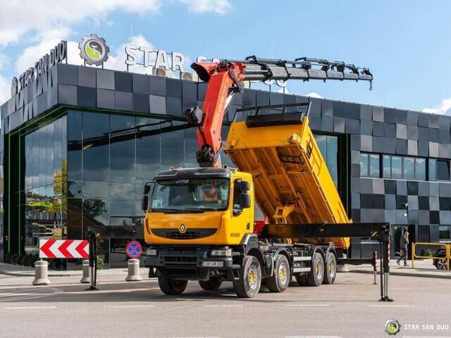 Renault KERAX 450 8x4 PALFINGER PK 60002 Crane Tipper kiper