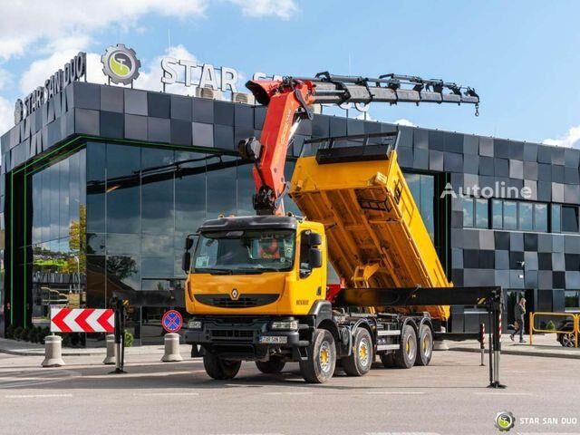 Renault KERAX 450 8x4 PALFINGER PK 60002 Crane Tipper kiper