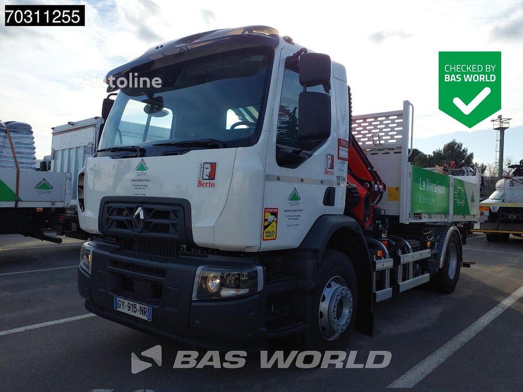 Renault C 320 4X2 Fassi F125.A.1.23 XE Kran Crane Tipper Automatic Euro kiper