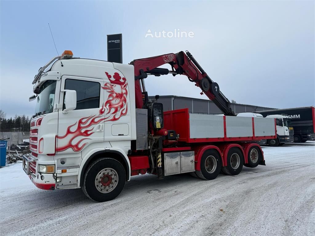 Scania R500 8x4 kamion s ravnom platformom